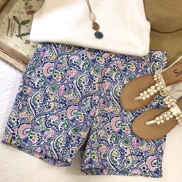 Boden | Shorts | Nwt Boden Paisley Richmond Shorts | Poshmark
